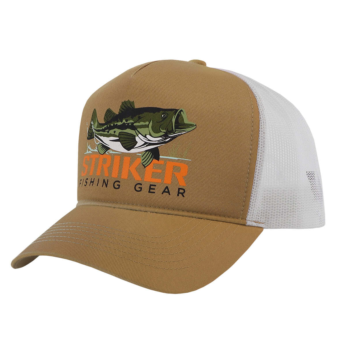 Striker Big Bubba Trucker Cap - Gold/White | Fishing Hat
